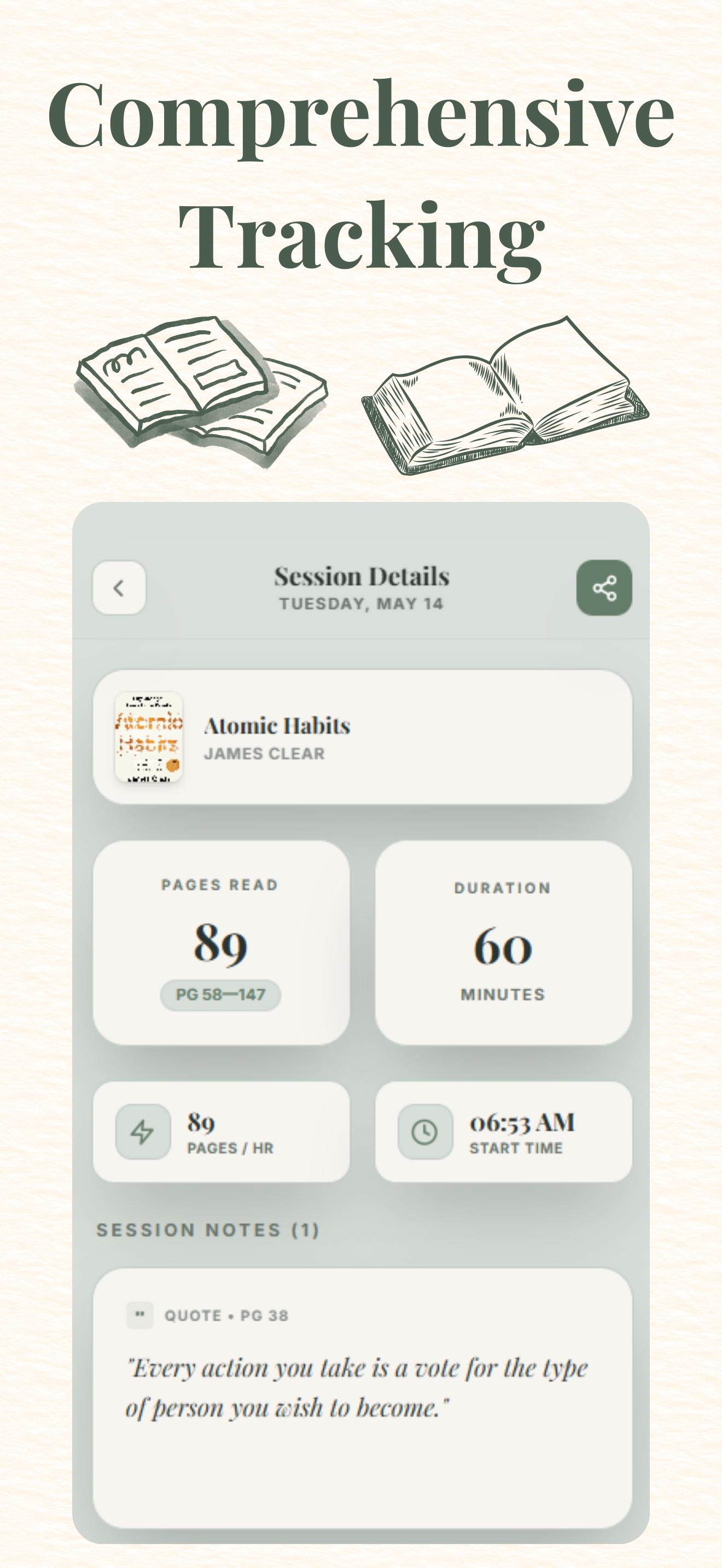Parch | Book Reading Tracker & Log App